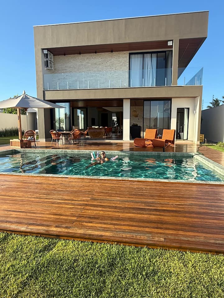 Luxo Pé Na Areia No Prado/ba Piscina E Conforto - Prado, Brazil