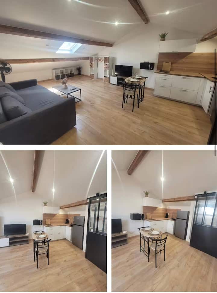 Agréable Studio Lumineux
"Le Cocon" - Plage de Fos-sur-Mer