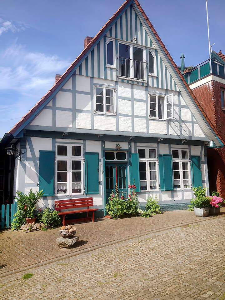 Fachwerkhaus Direkt Am Hafen Und Am Elberadweg - Freiburg (Elbe)