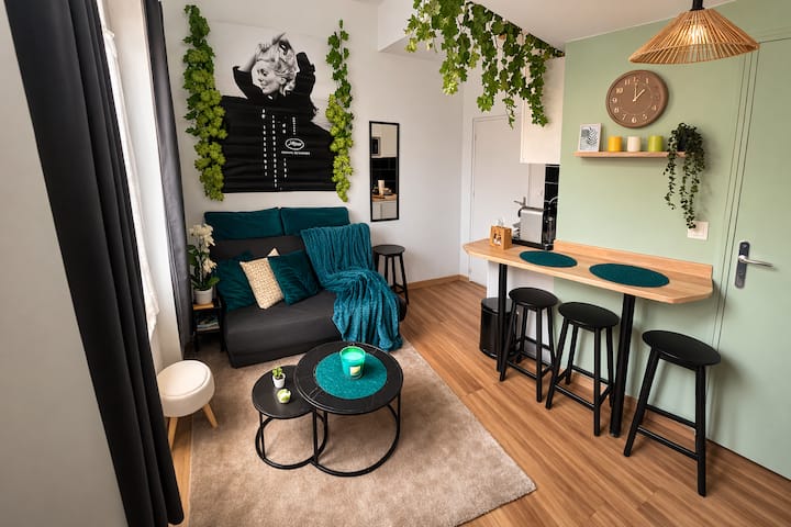 Cocon Optimisé Avec Mezzanine & Cour Paisible - Cannes