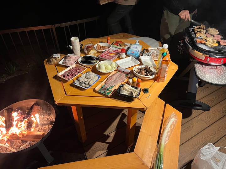 【箱根最大級134㎡】雨でもbbq＆焚火｜15名可｜映画館級シアター｜バス1分で移動楽々 - Odawara