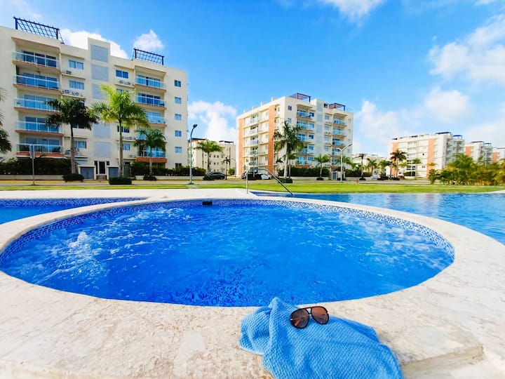 Family Caribbean Blue 1+ Piscina+ Playa A 15 Min - Punta Cana