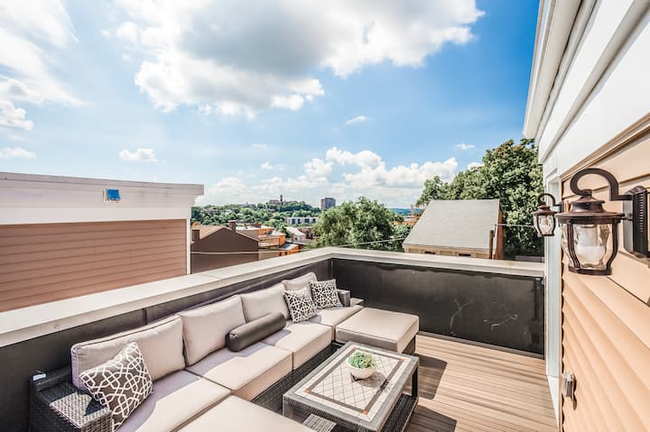 New, Luxury 3b+rooftop & Garage - 5 Min To Dt, Uc - 辛辛那堤