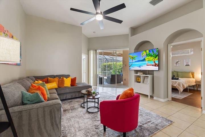4br,heated Pool Jacuzzi & Dining Oasis Near Disney - Haines City, FL
