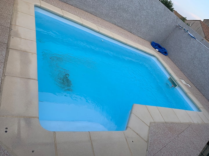 Grande Villa Entière Avec Piscine Et Jardin - Plage de Frontignan