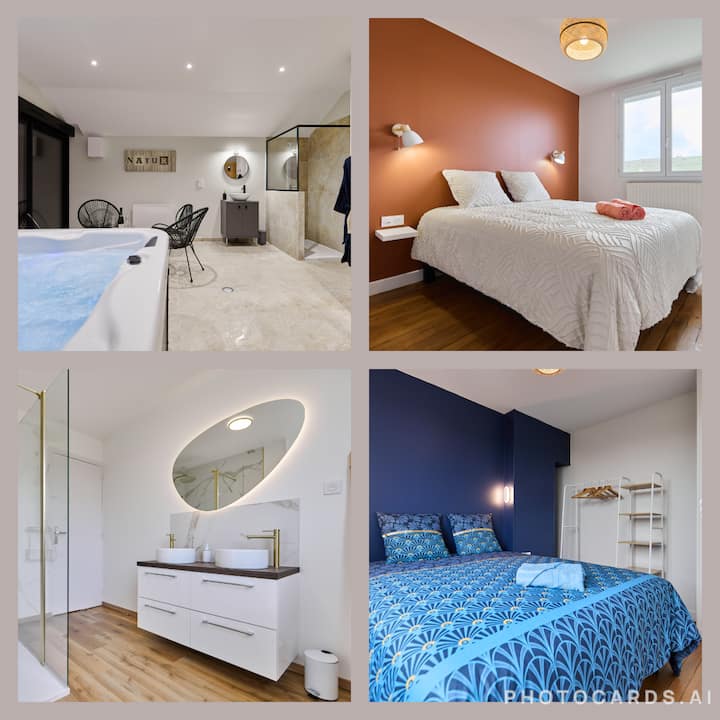 Le Moulin à Bulles - Maison Avec Spa Privatif - Zig Zag Parc