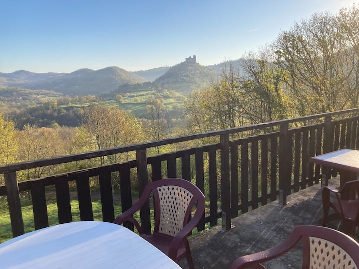 Vue Château Najac•maison 2–7 Pers, Terrasse&jardin - Najac