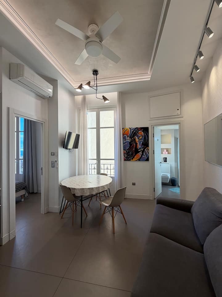 City Center, 1bed, A/c, 5-min Monte-carlo - Monte Carlo