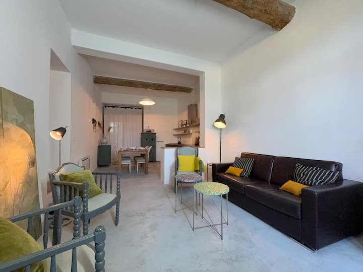 Loft éLégant-vue Château-jardin Privé-village 100m - Cucuron