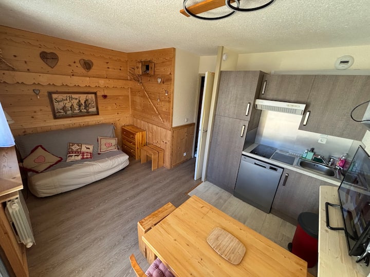 Studio Cosy Ski Aux Pieds & Proche Centre Bruyères - Les Menuires
