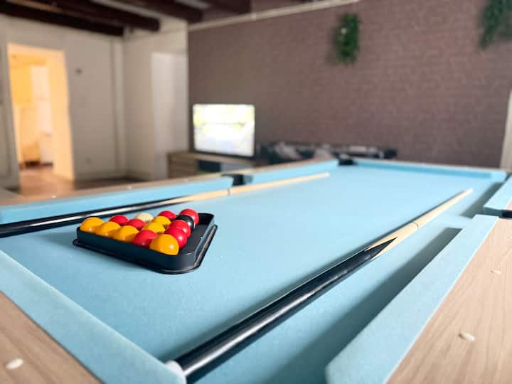 Spacieux T4 + Billard Ambiance Chic & Conviviale - Lunéville