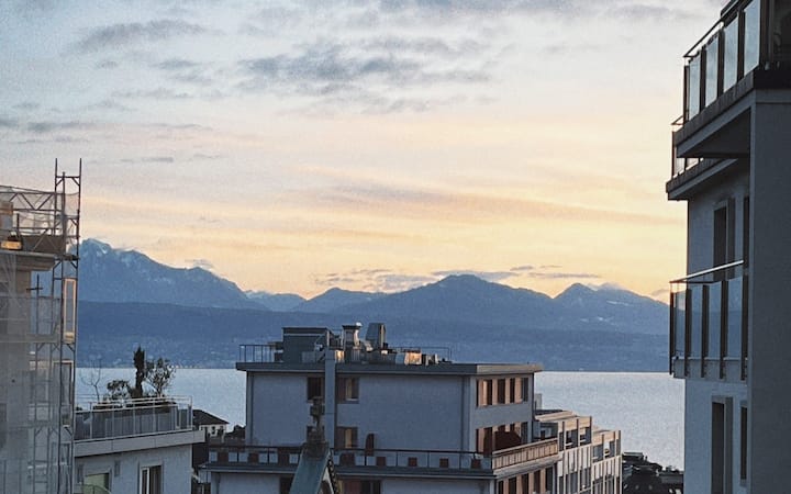 Appartement Au Centre Avec Vue Dégagée Sur Lac - Lausanne