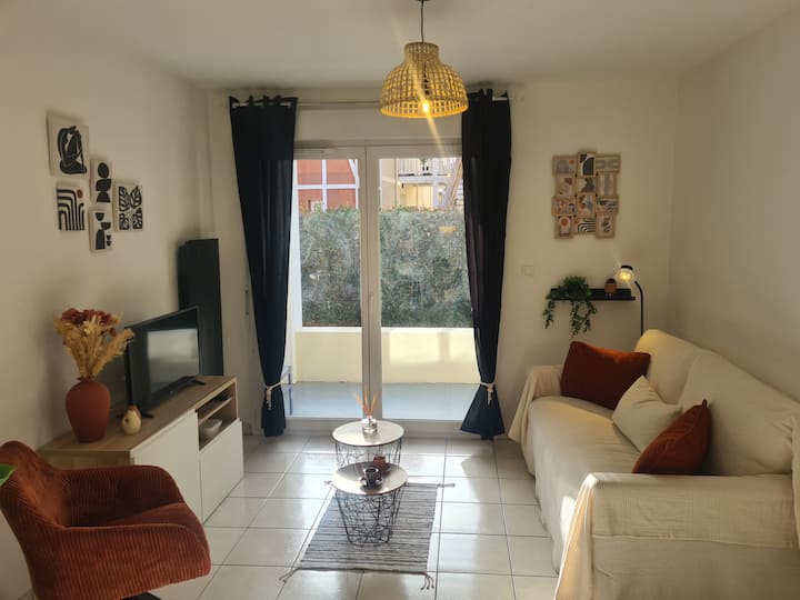 Le Cocon- Appartement Cosy Avec Terrasse & Piscine - Saint-Vincent-de-Tyrosse