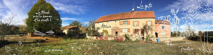 1 Lit Dans Gîte D'étape/cycliste Roue D'escampette - France