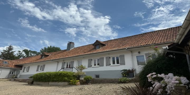 Gîte De Groupe Avec Piscine Couverte Et Chauffée - Montreuil-sur-Mer