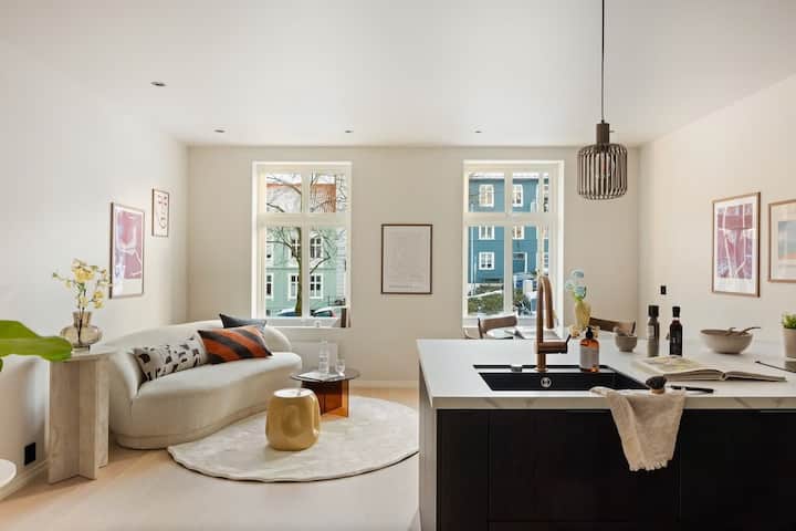 •Stilfull 2br Ved Bryggen & Fløyen- Gå Til Alt - Bergen