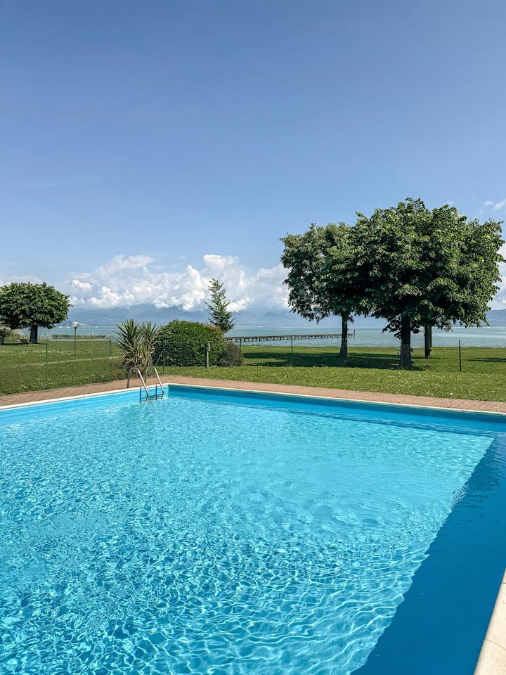 Lakeside Garda - Private Beach & Pool - Peschiera del Garda