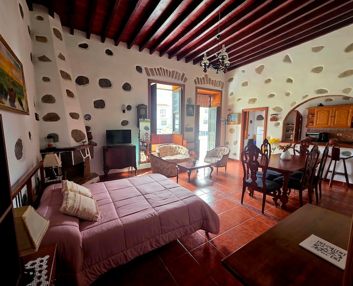 Cómodo Estudio En Casa Canaria Cerca Al Mar - Garachico