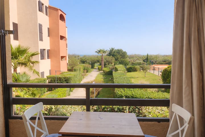 Suite 36 - Front De Mer - Vue Piscine - Saint-Cyprien