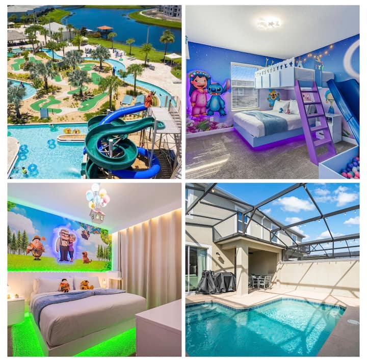 4br/3ba Luxury Disney Decor W/ Pvt Pool & Resort - Kissimmee