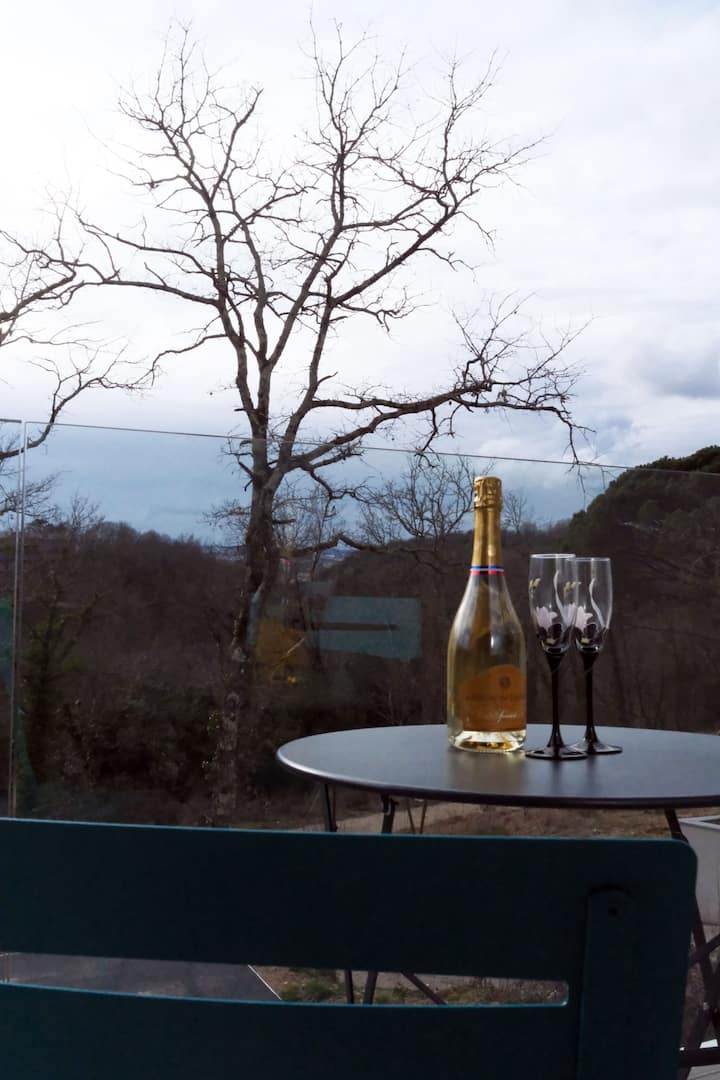 Proche Arkea Arena, Chambre D'exception En Forêt - Floirac