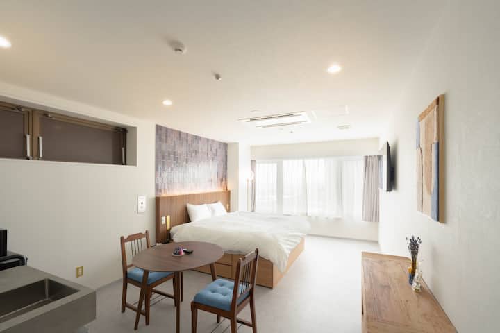 Goryokaku Stop｜king Bed｜kurashi Hotel Hakodate 603 - 函館市