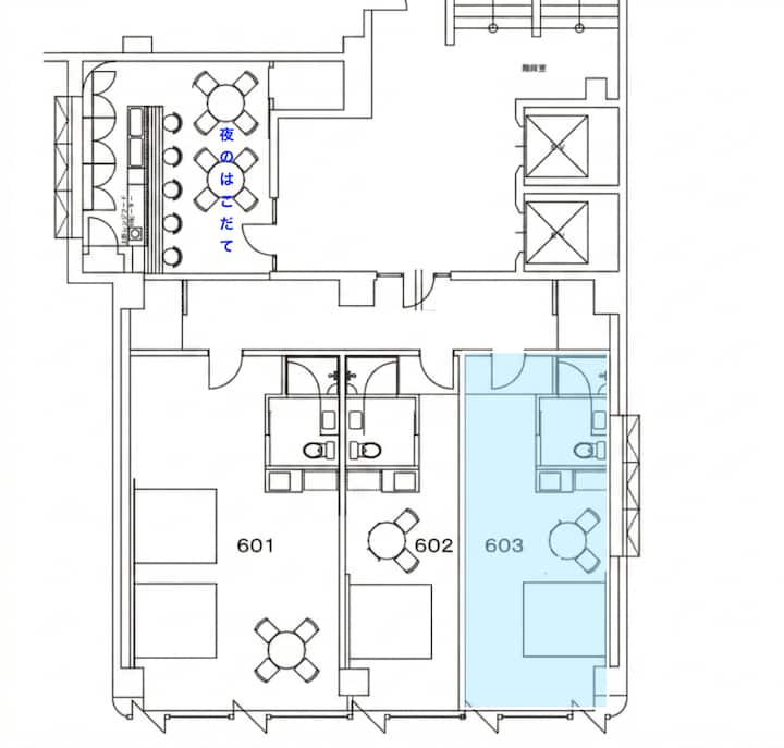 Your Hakodate Home｜kurashi Hotel Hakodate 603 - Hakodate