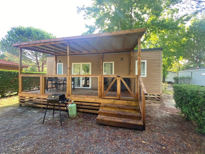 Mobil Home Climatisé Mayotte Vacances à Biscarosse - Sanguinet