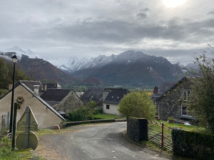 Maison De Village Avec Vue Imprenable - Vallée d'Aspe