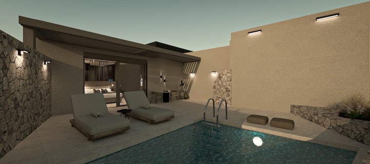 Junior One Bedroom Suite With Private Pool - Plakias