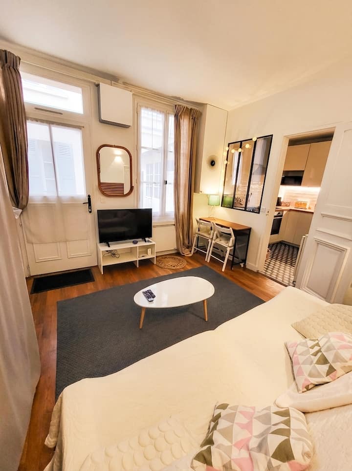 Studio Moderne 5min Du Château - 25min De Paris - Versailles