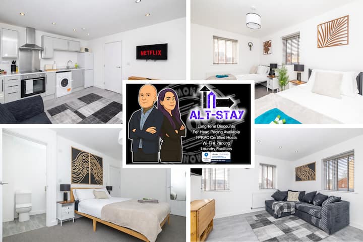 2br | Week/month Stays | Contractors | Nr Centre - Wakefield