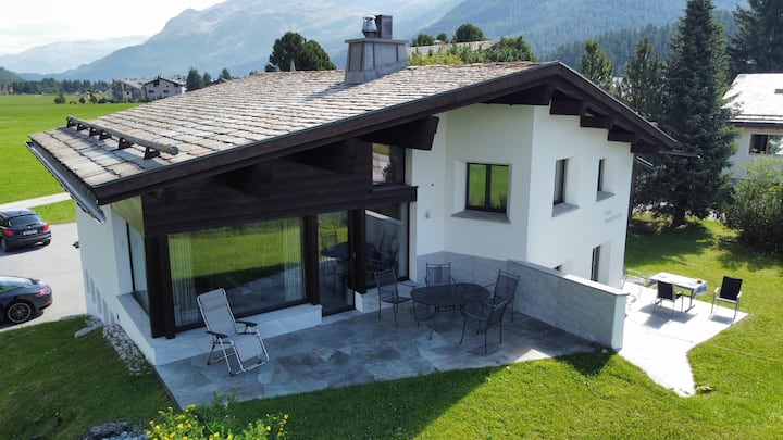 Gemütliche Ferienwohnung Mit Terrasse Und Garten - Sils im Engadin/Segl