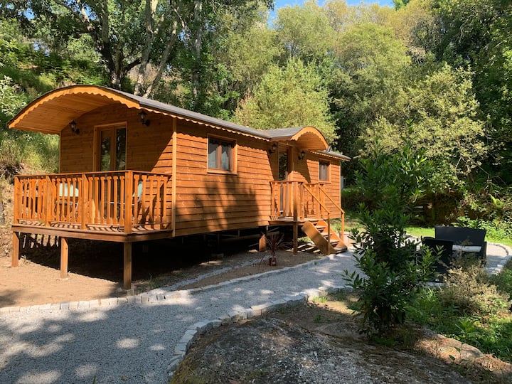 Belle Roulotte Coelho Dans Les Bois - Tábua