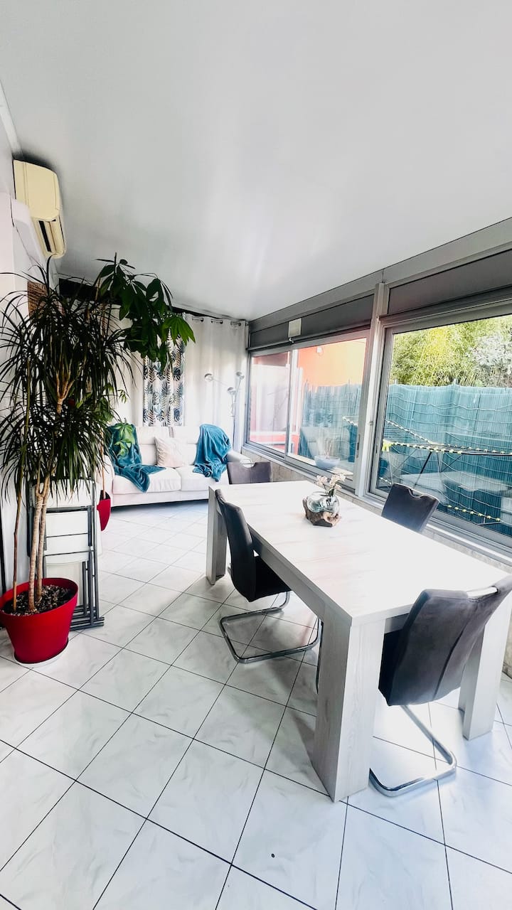 Ti Caz Bonheur Piscine & Parking Proche Mer - Cagnes-sur-Mer
