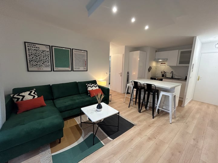 Cosy T2 Central Avec Garage à 2 Minutes Du Tram - Annemasse