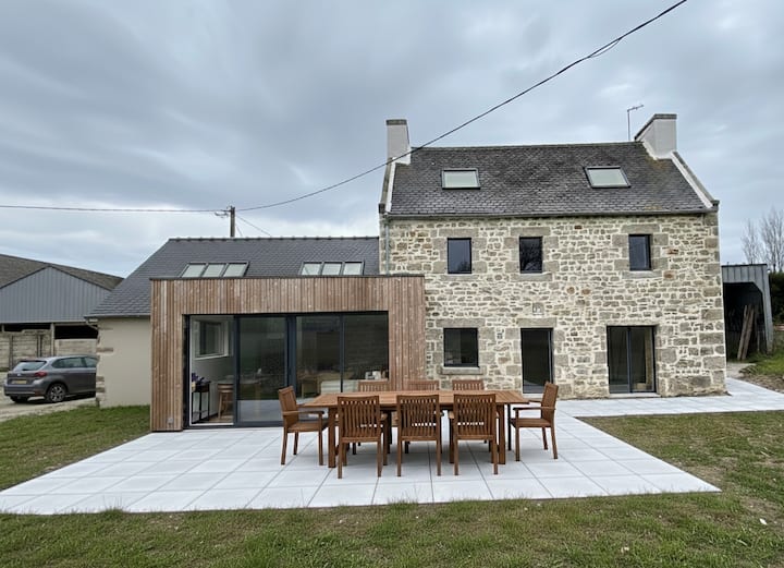 Ty Charlic Spa Mer 1 Km Maison Du 19e En Bretagne - Plouescat