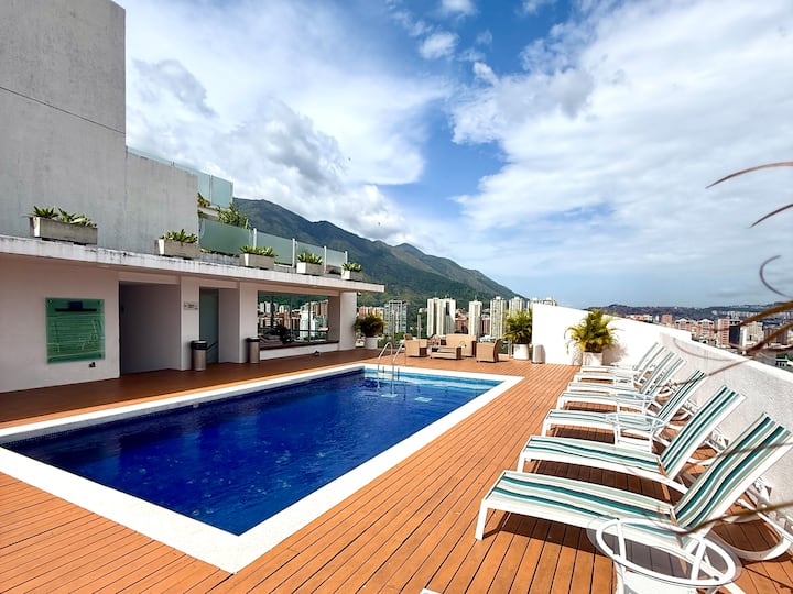 Elegante Apartamento Con Vista 360* A Toda Caracas - Caracas