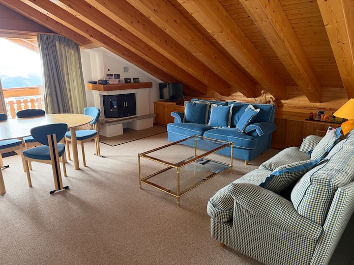Appartement Familial Avec Vue Magnifique - Vercorin