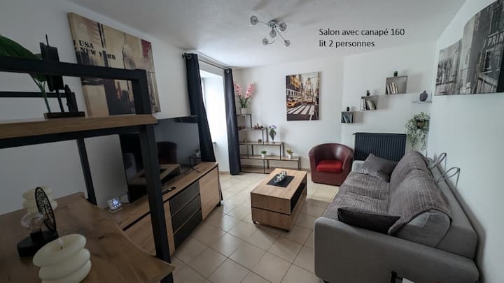 "Le Maréchal "  T2 Meublé Rénové Neuf De 50m2 Dole - Dole