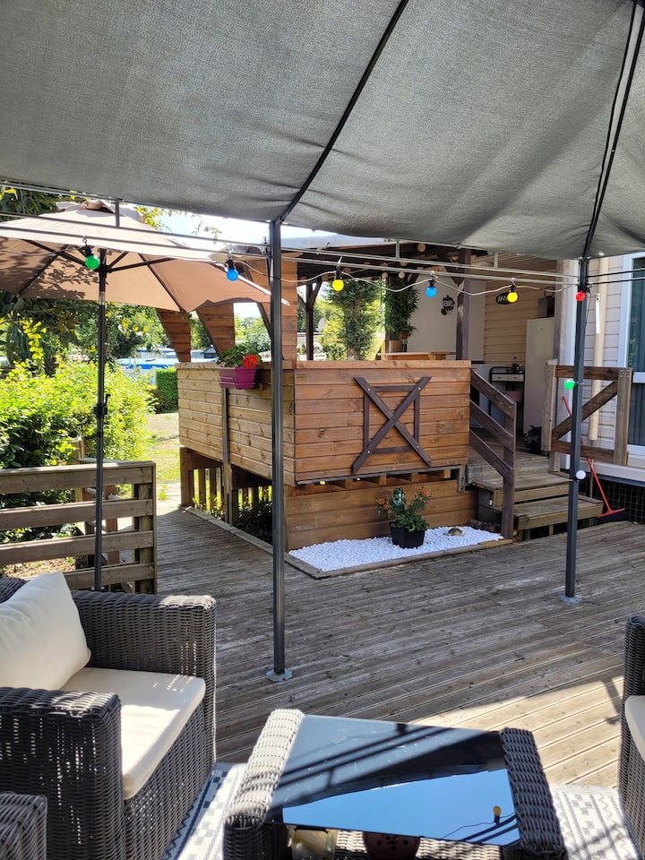 Logement Dans Un Camping Ombragé Calme Proche Lac - Lac d'Aiguebelette