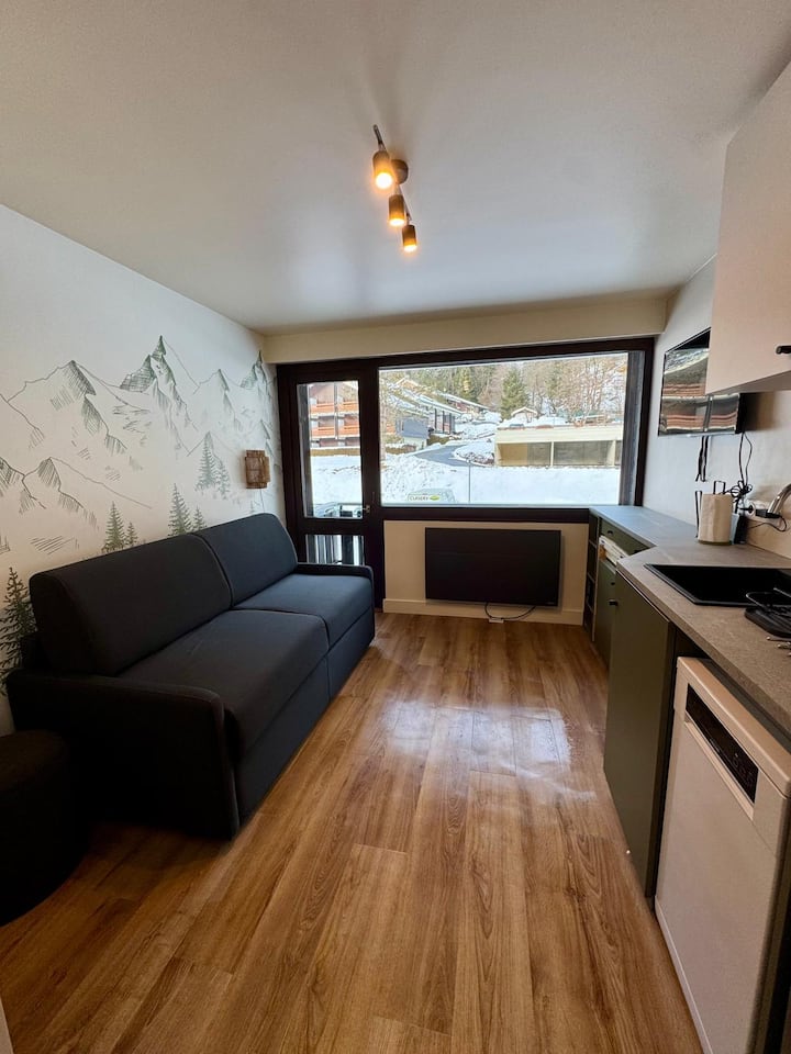 Studio Cosy 4 Pers Avec Balcon - Abondance