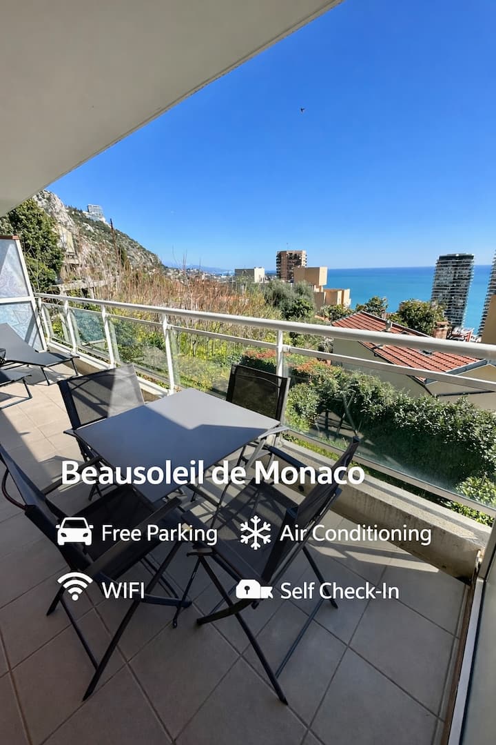 250m Monaco -Parking -Seaview -Terrace -A/c - Monaco
