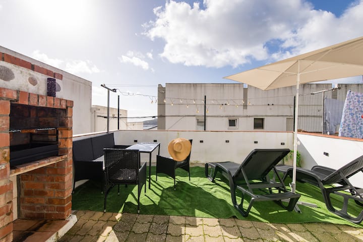 Vivenda Vista Mar C/ Terraço E Bbq - Sesimbra