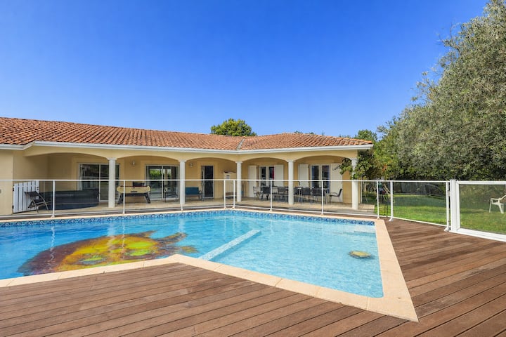 Grande Maison Avec Piscine Et Studio - Biscarrosse