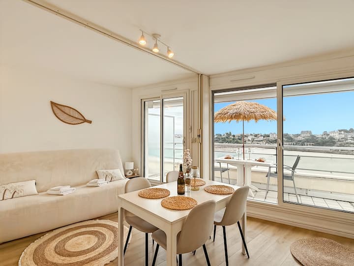 Le Crystal - Vue Mer & Accès Plage - Parking Privé - Dinard