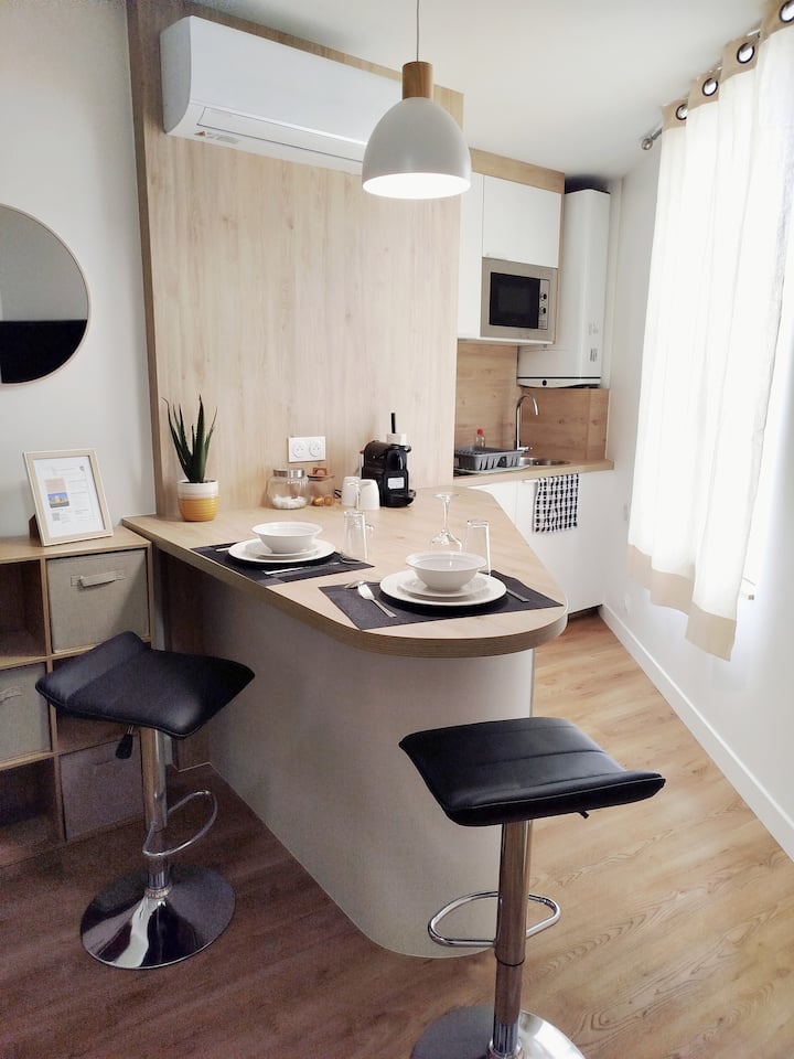 Studio Cosy Au Centre-ville Historique De Brie - Lieusaint