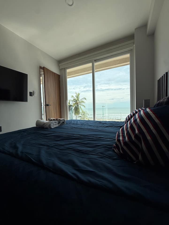 Palms Residence T4/201: Vista Al Mar, Alberca - Mexico