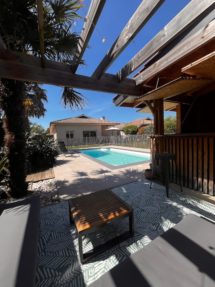Villa Avec Piscine, Jardin, Bar D’été Et Pergola - La Teste-de-Buch