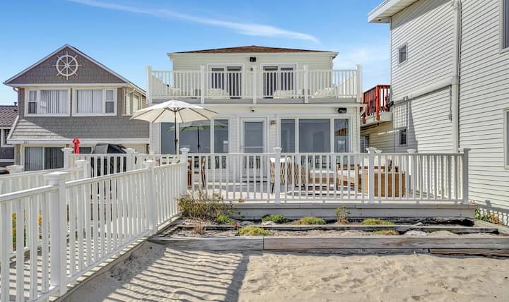 Oceanfront Beach House 6br Steps To The Beach - Manasquan, NJ